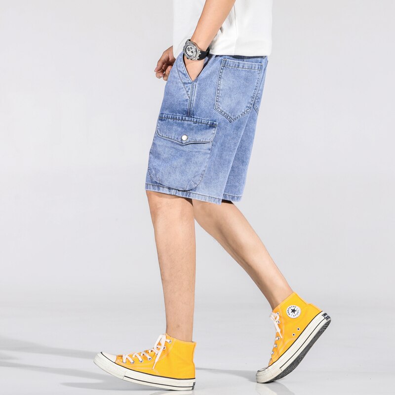 Plus Size 6XL 7XL Men's Denim Shorts Summer Loose ... – Grandado