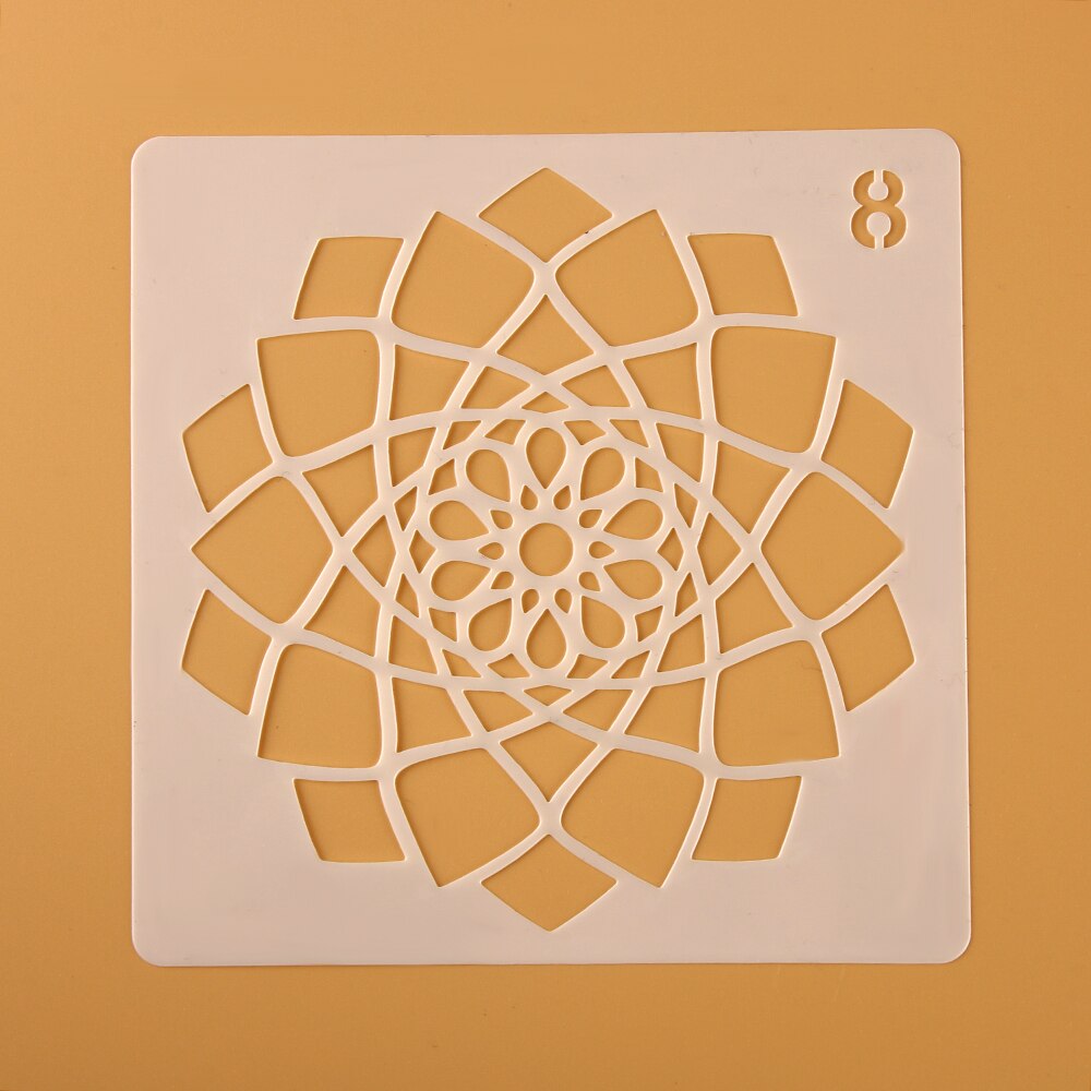 Plastic Stencils Mandala Extra Gelaagdheid Stencil... – Vicedeal
