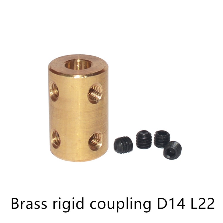 D14 L22 Messing Koper As Motor Starre Koppeling RC... – Vicedeal