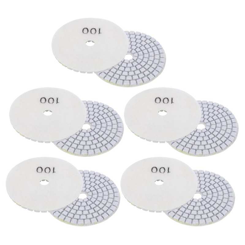 10Pcs 3in White Sanding Discs Pads Buffing Polishi... – Grandado