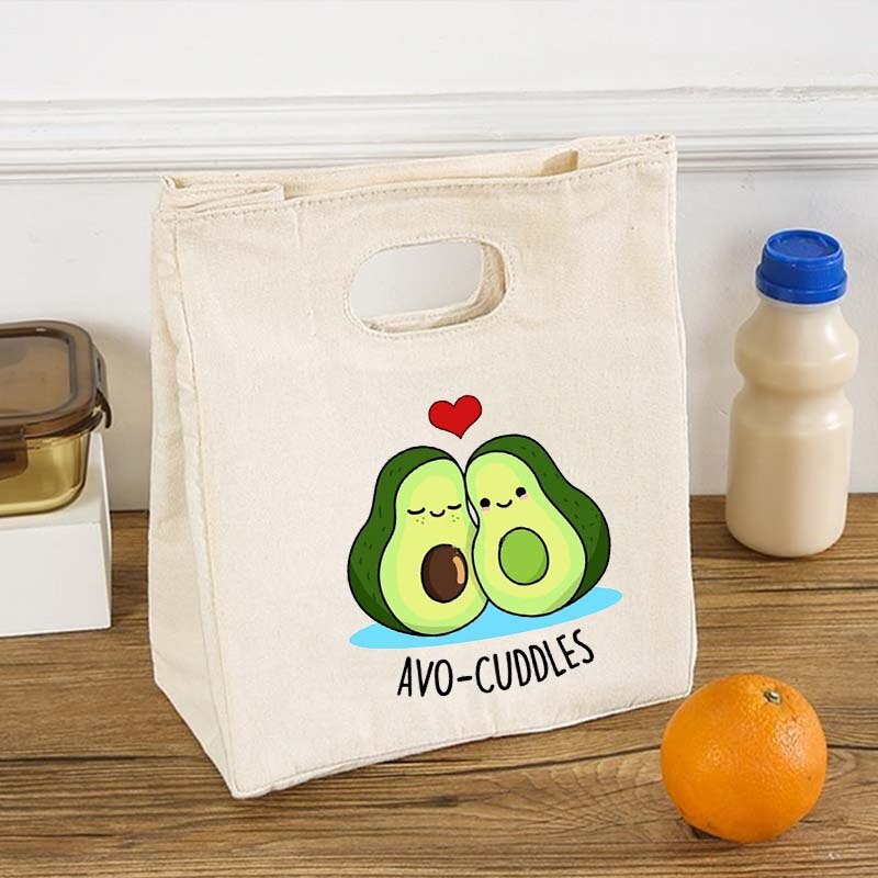 Funny Avocado Functional Cooler Lunch Box Bag Port... – Grandado
