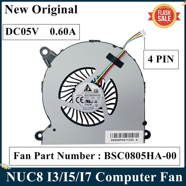 LSC Original CPU Cooling Fan For Intel NUC8I7BEH N... – Grandado