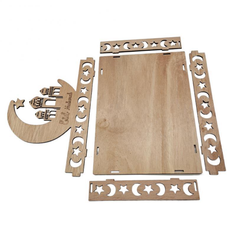 Wooden Tray Ramadan Table Decorations Dessert Tray... – Vicedeal