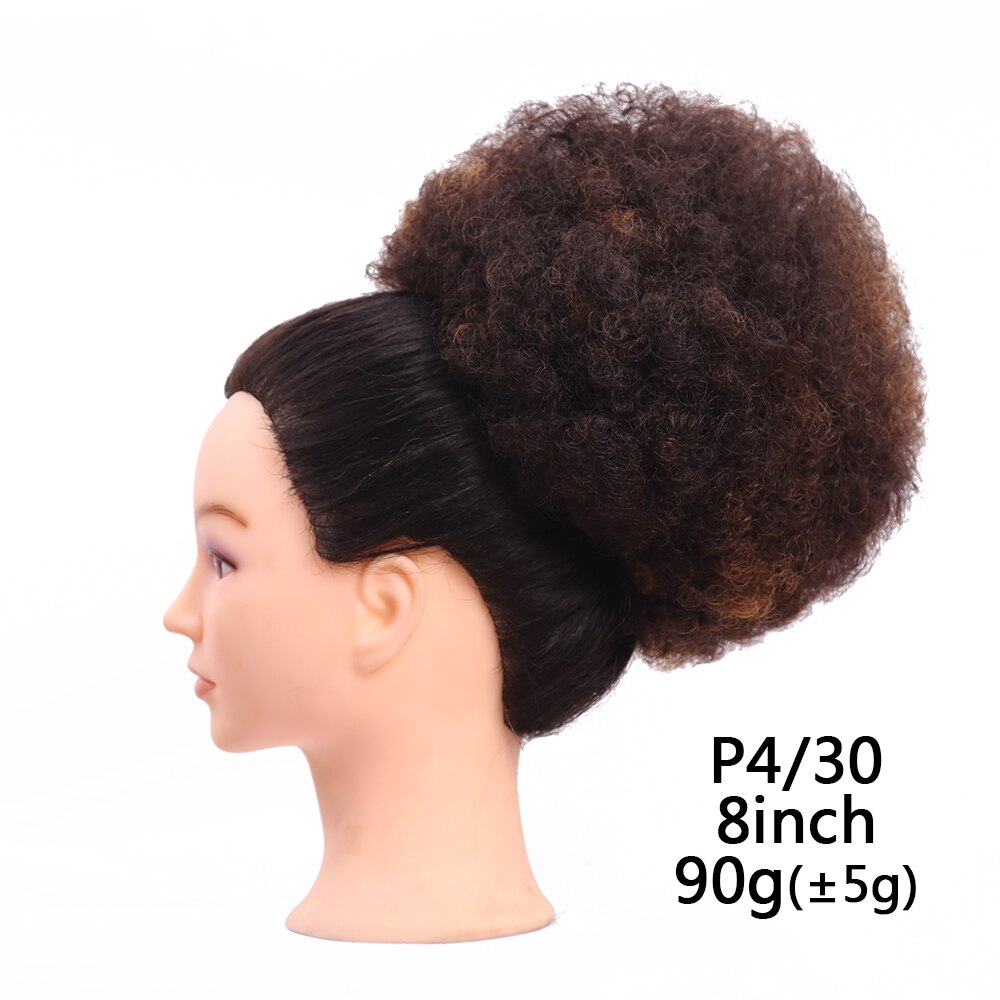 8 "hestehale-højt-hår-puff clips i chignon-bolle-h... – Vicedeal