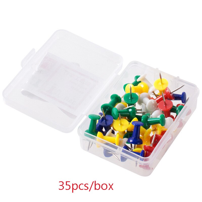 35 80pcs/Set Push Pins Plastic Head with Steel Poi... – Grandado