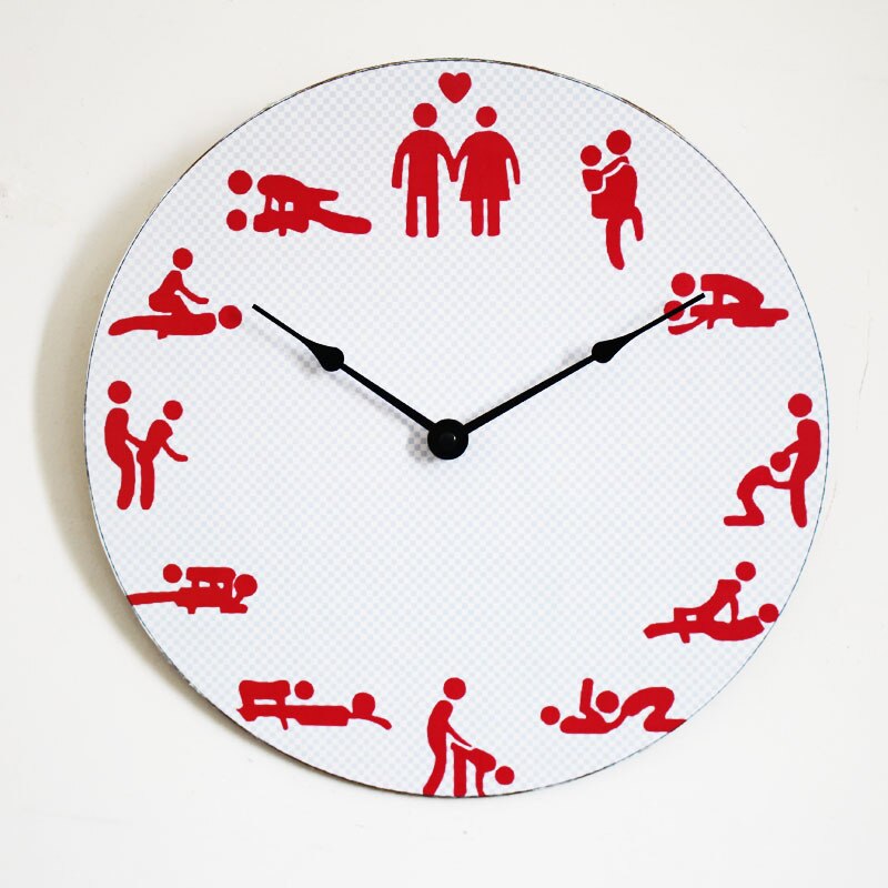 12 inch wall clock, wooden wall clock, retro clock... – Grandado