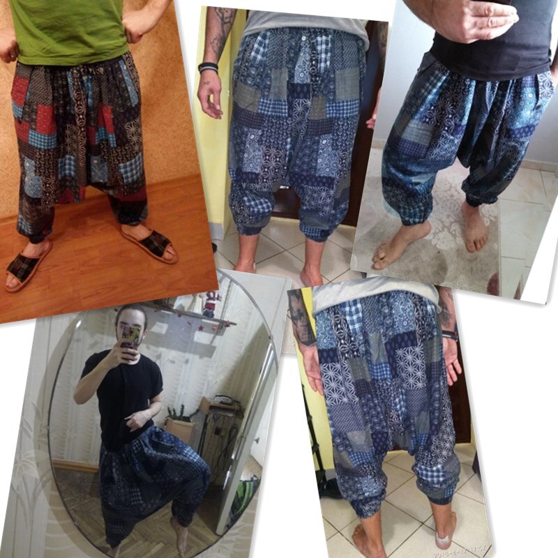 Men Male Hip Hop Baggy Cross Pants Harem Pants Pri... – Vicedeal
