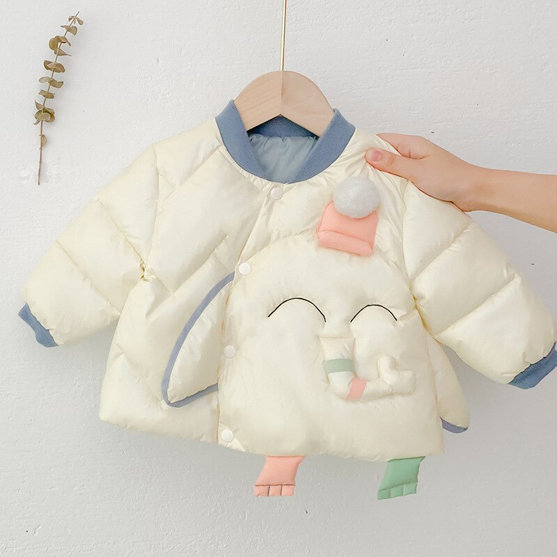 Autumn Winter Kids Jackets for Girls Children Warm... – Grandado