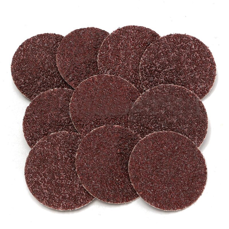 10Pcs 36 Grit 2 inch Roll Lock Sanding Discs Type ... – Grandado
