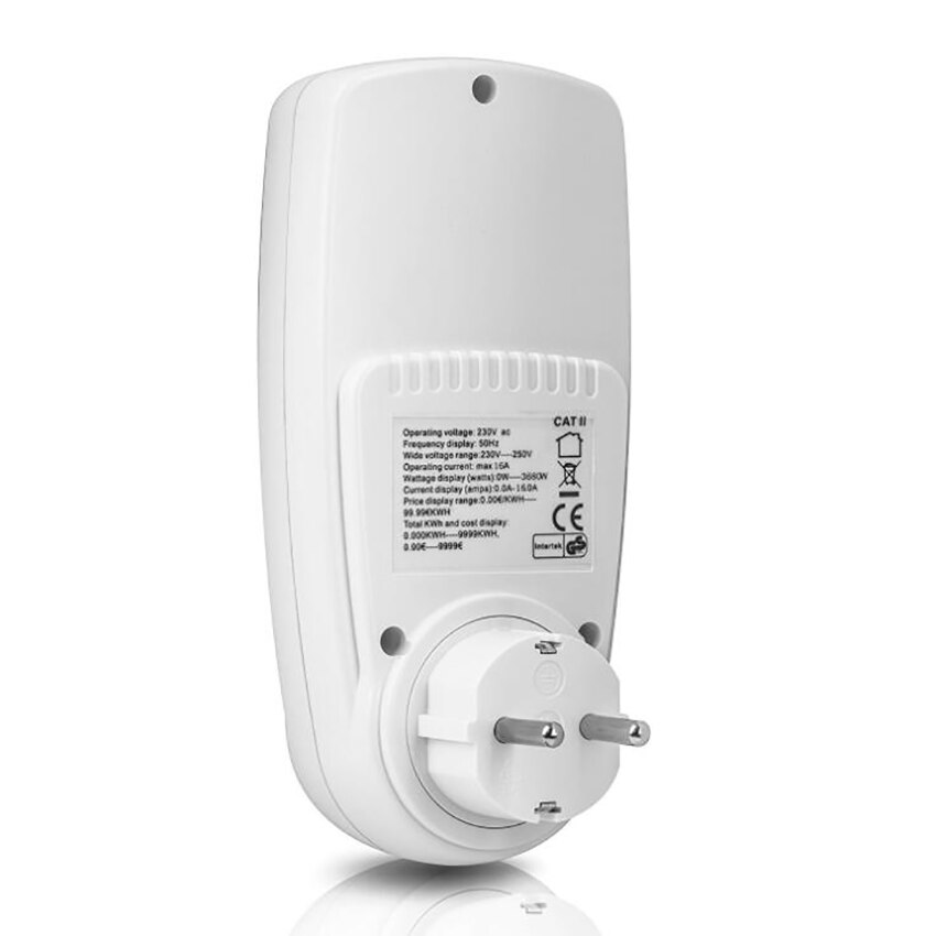 220V Electricity Usage Monitor EU Plug Power Meter... – Grandado