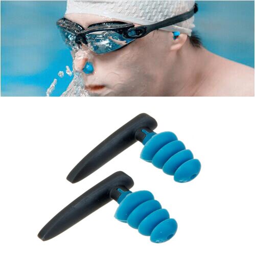 PVC Waterproof Soft Swimming Diving Ear Plug Train... – Vicedeal