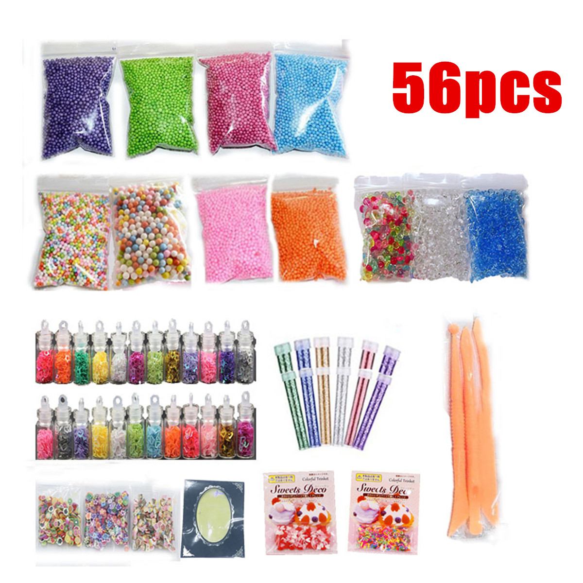 56/72/73 Pack Making Kits Supplies For Slime Stuff... – Vicedeal