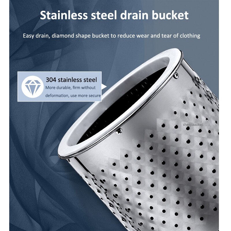 small portable washing machine stainless steel bab... – Grandado