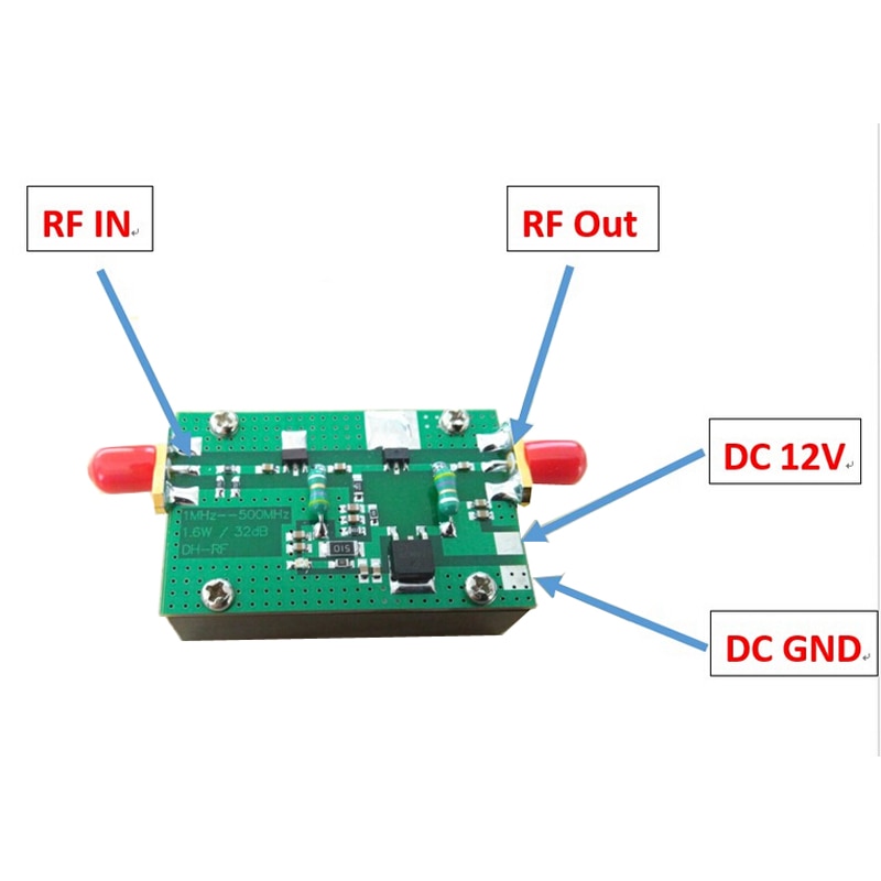 1 MHz-700 MHZ 3.2 W HF FM VHF UHF RF Power Ham Rad... – Grandado