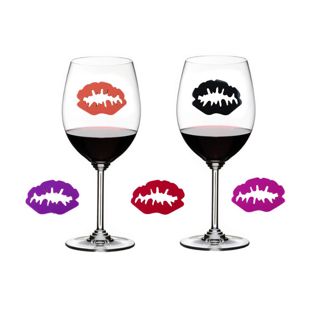 6pcs / set of Silica Gel Wine Glass Sticker Drink ... – Vicedeal