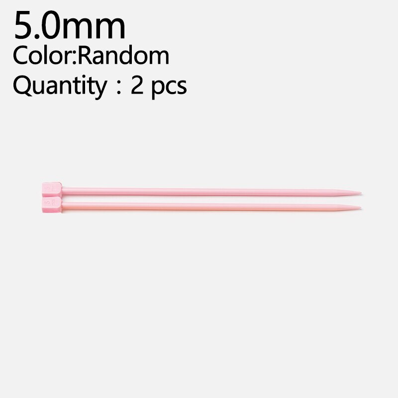2pcs 25cm Knitting Needles 4.0mm-10.0mm Single Poi... – Grandado