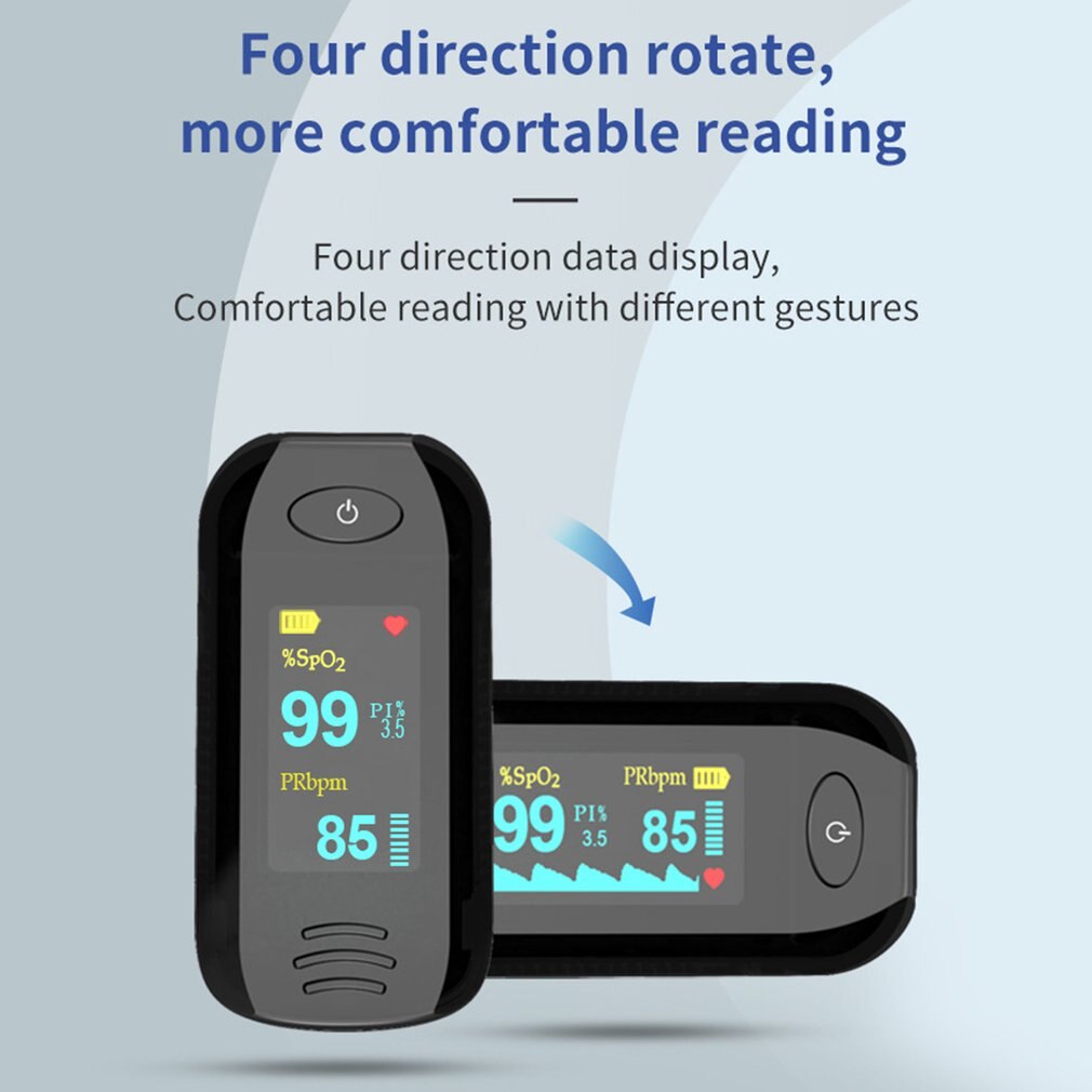 DS105 Blood Oximeter Color Screen Finger Clip Bloo... – Grandado