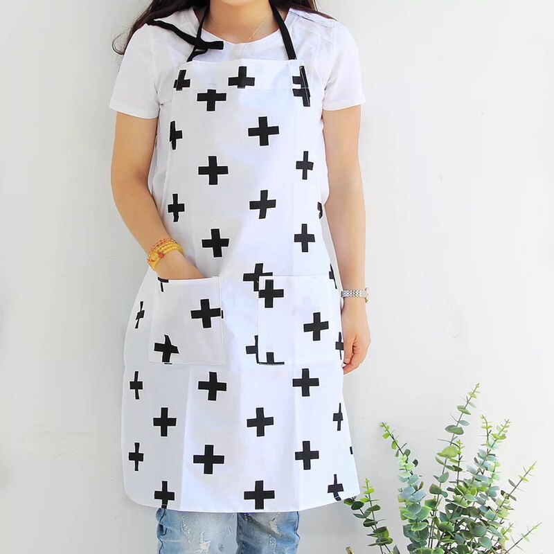 Nordic cotton apron adult apron overalls shop clot... – Grandado
