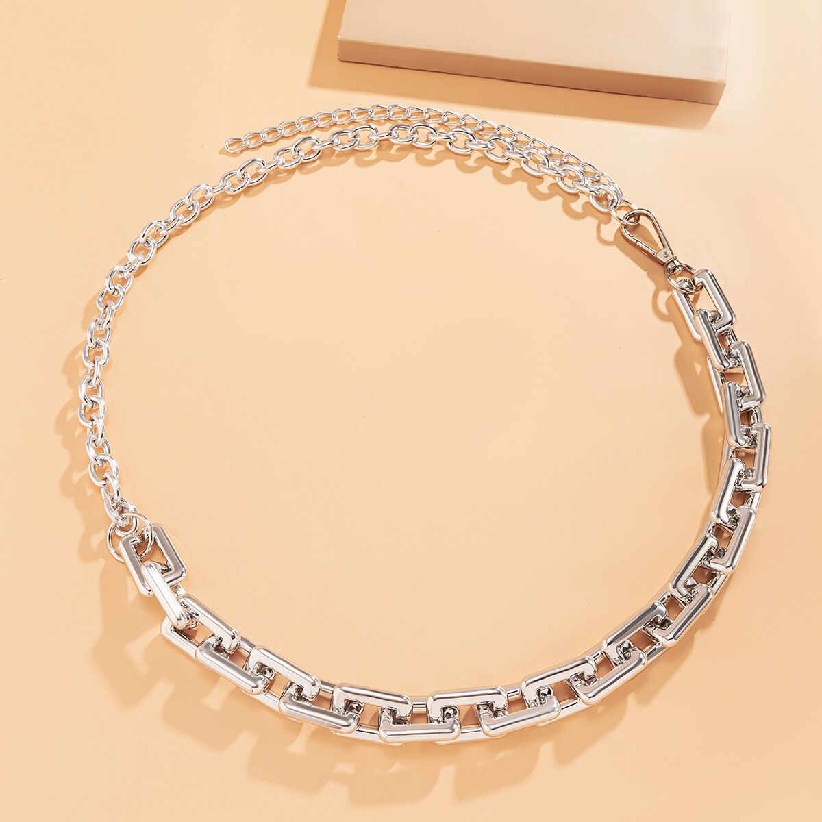 SHIXIN CCB Material Thick Link Chain Belt Female C... – Grandado