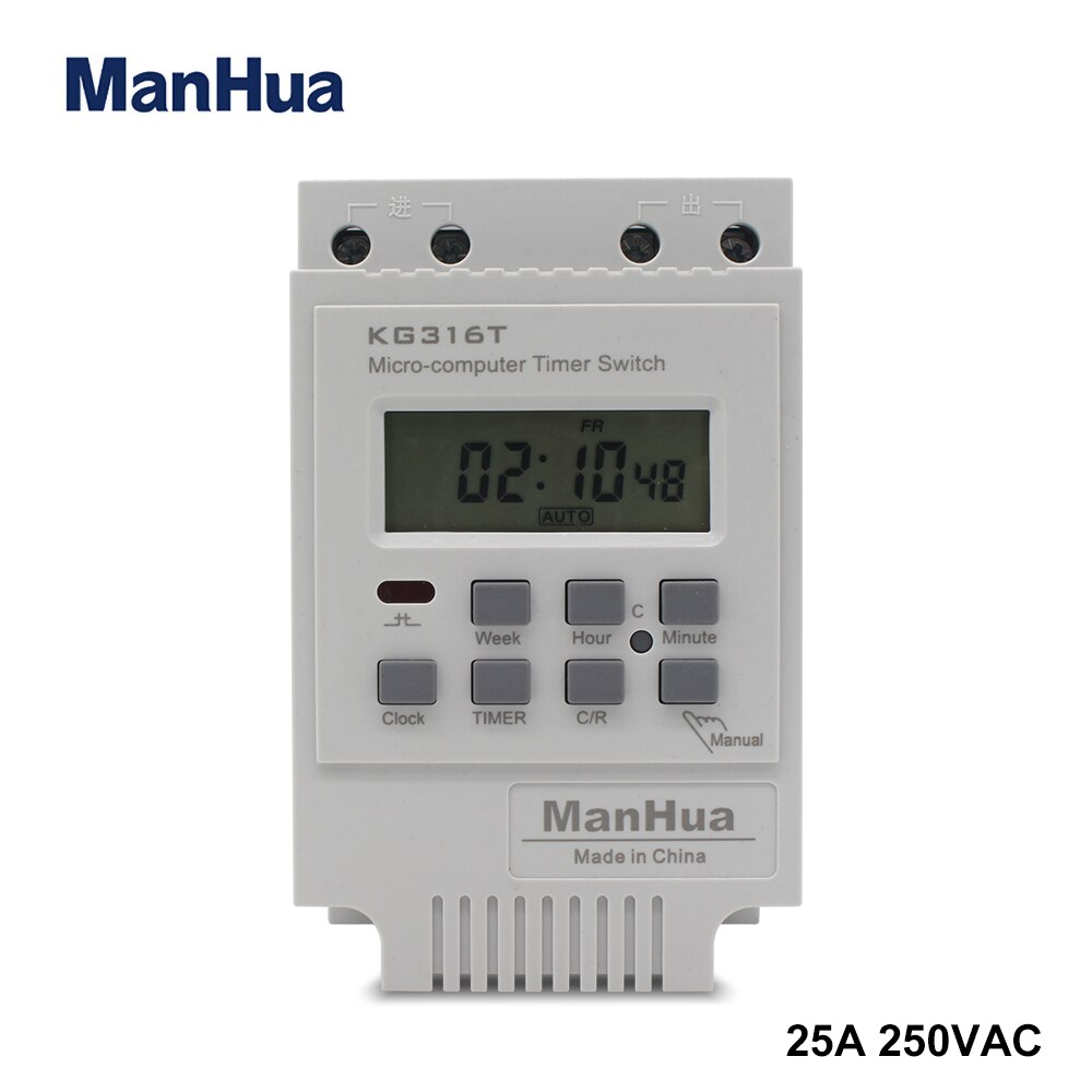 Manhua Programmable Weekly 220v for Outdoor and In... – Grandado