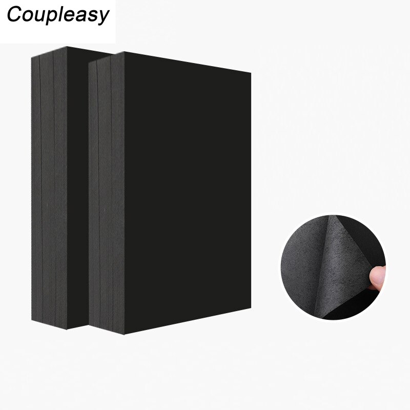 100 Sheets A4 Black Hard Kraft Paper Thick Paperbo... – Vicedeal