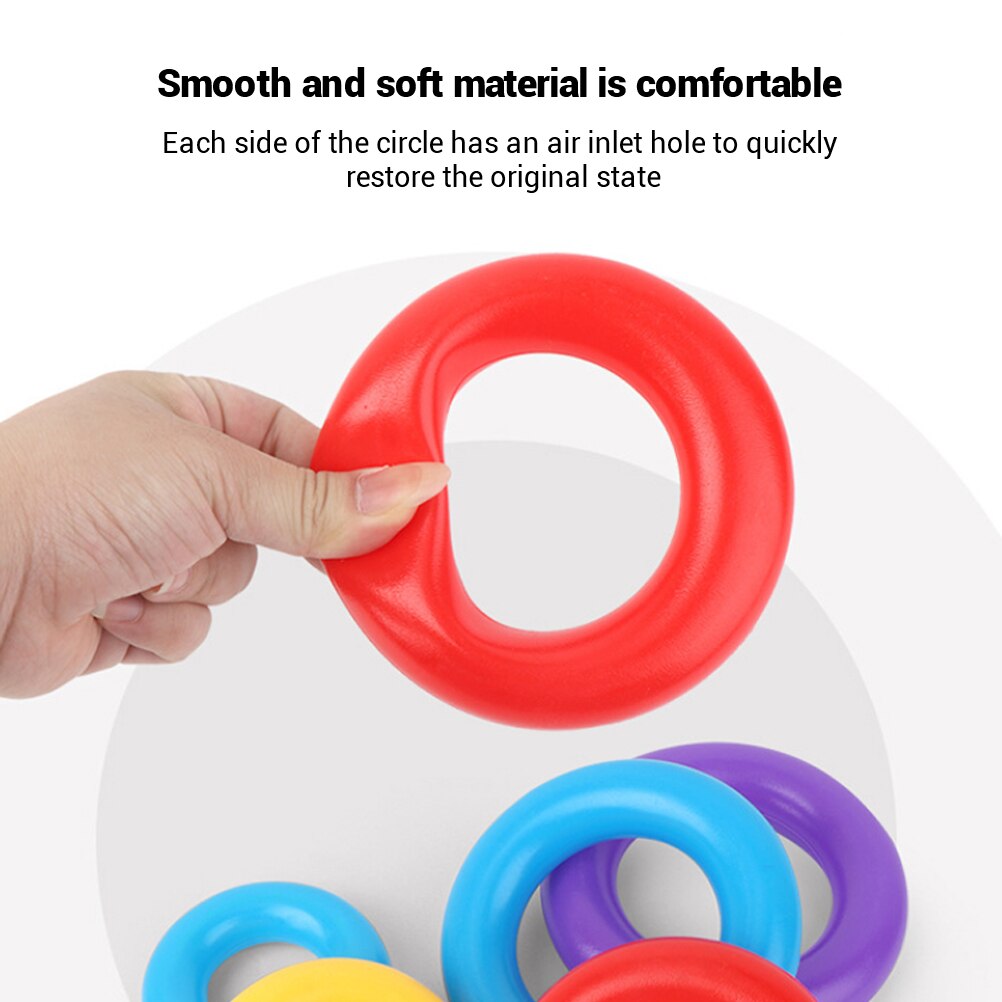 Baby Bath Floating Toy Cartoon Stackable Rings Bat... – Vicedeal