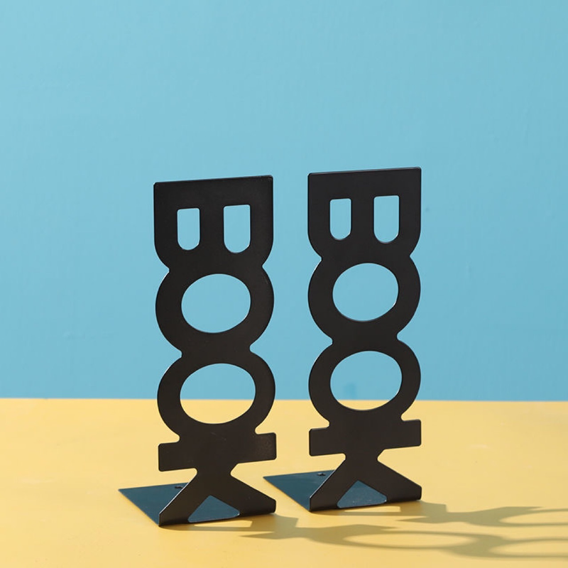 Bookends L-shaped Desk Organizer Desktop Book Hold... – Vicedeal