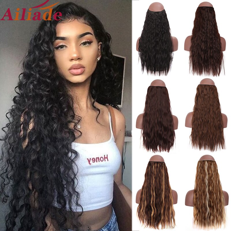 AILIADE Invisible line No Clip in Hair Extension S... – Vicedeal