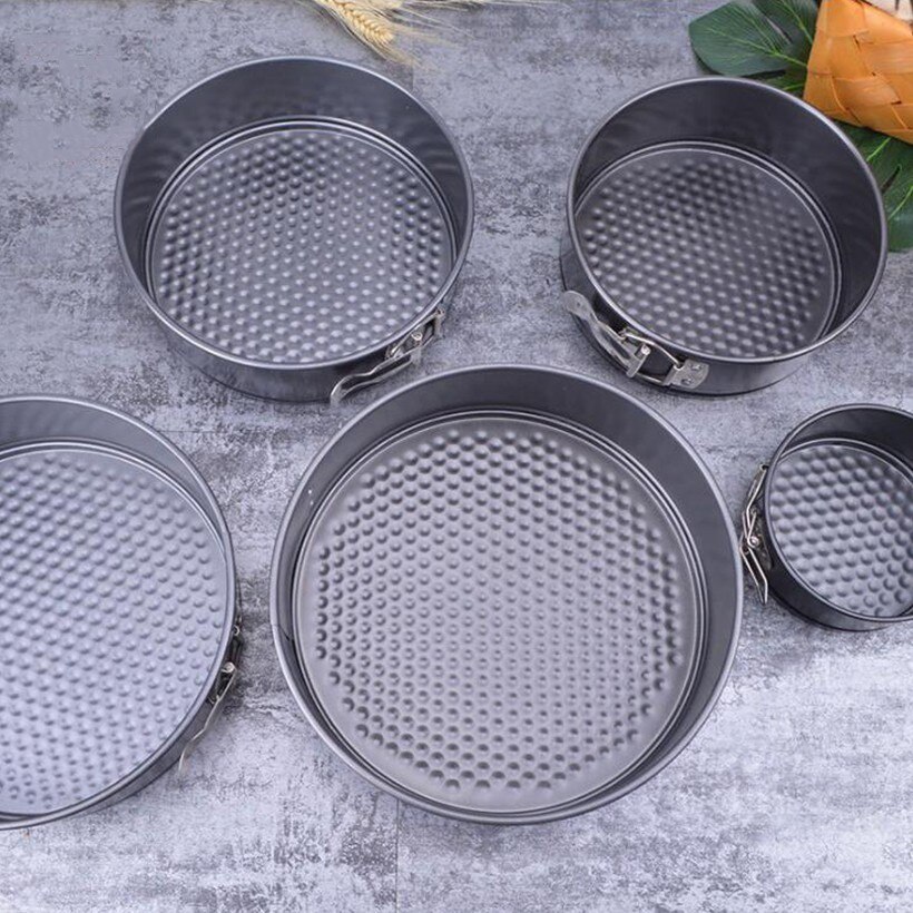 Round Non-stick Carbon Steel Cake Mold Metal Bakin... – Vicedeal