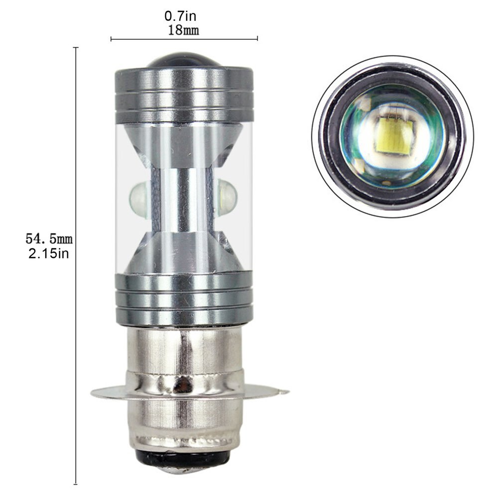 Motorcycle Led Headlight H6 Px15D 3 Led Highlight Refit High Thermal ...