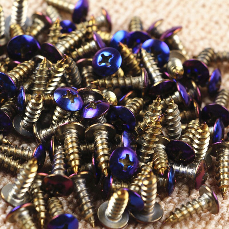 304 stainless steel screw Blue plated color screw ... – Vicedeal