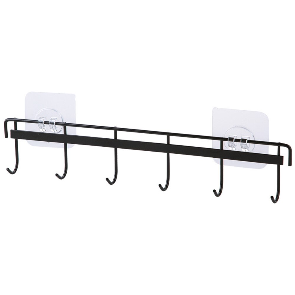 Household Multi-Purpose Adhesive 6 Hooks Strong Wr... – Grandado