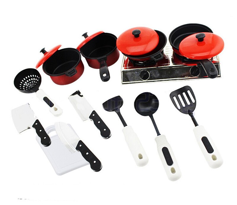 Mini Kitchen Children Cookware Pot Pan Kids Preten... – Vicedeal