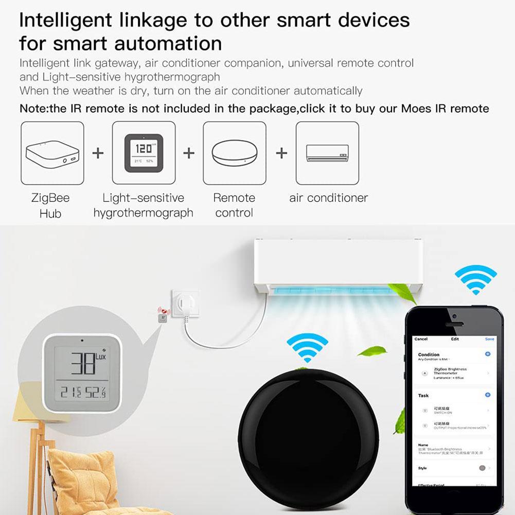 Tuya Smart ZigBee Bluetooth Mesh Smart Home Temper... – Grandado Tuya Smart ZigBee Bluetooth Mesh Smart Home Temper... – Grandado