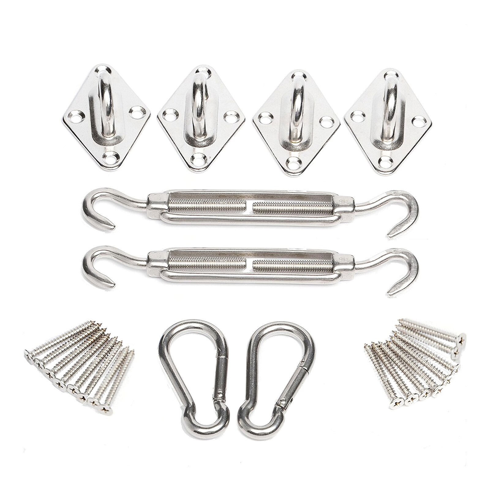Sun Shade Sail Canopy Fixing Accessories Stainless... – Grandado