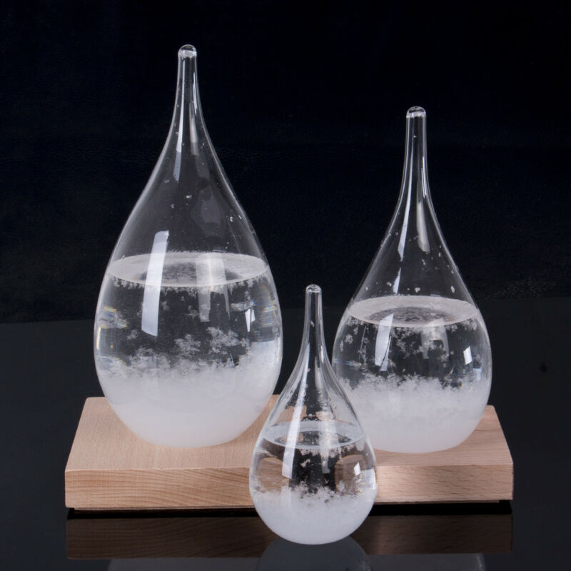 Rainstorm Weather Forecast Glass Bottle Decor Orna... – Grandado