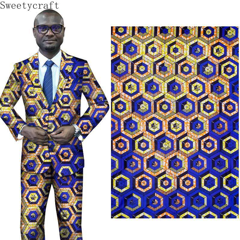 3Yard Ankara Echte Doek Wax Afrikaanse Prints Stof... – Grandado