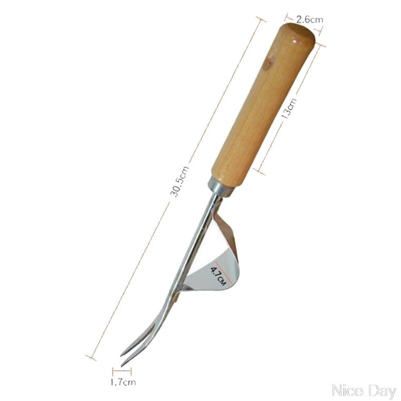 Rvs Tuin Wieder Tool Houten Handvat Wieder Ripper ... – Grandado