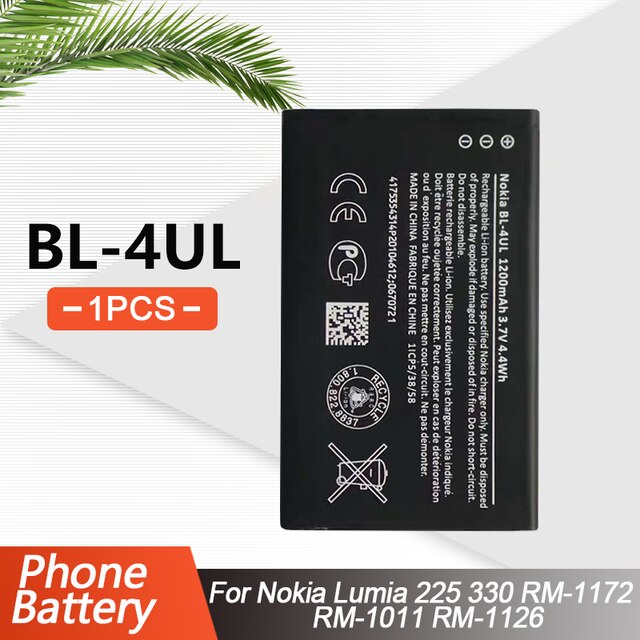 1200mAh BL-4UL BL4UL BL 4UL Lithium Replacement Ph... – Grandado