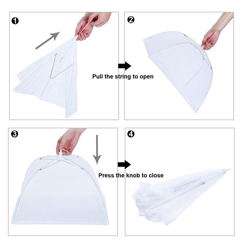 Mesh Opvouwbare Voedsel Covers Keuken Anti Fly Mos... – Grandado