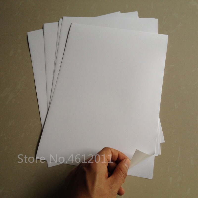 50 pcs White A4 Matte PP Synthetic Paper Self Adhe... – Vicedeal