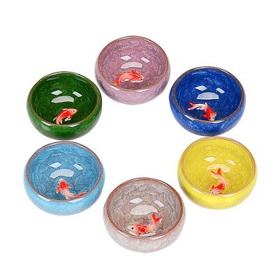 6pcs/set ice cracking kungfu tea set ceramic tea c... – Grandado