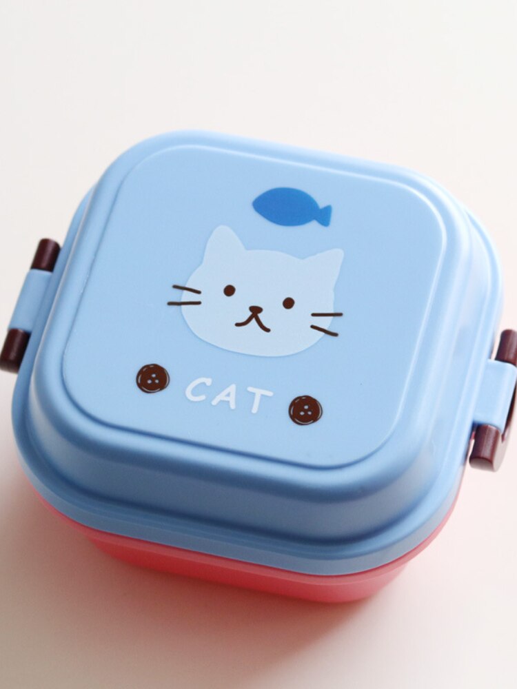 Cute Animal Lunch Box Japanese Healthy Plastic Mic... – Vicedeal