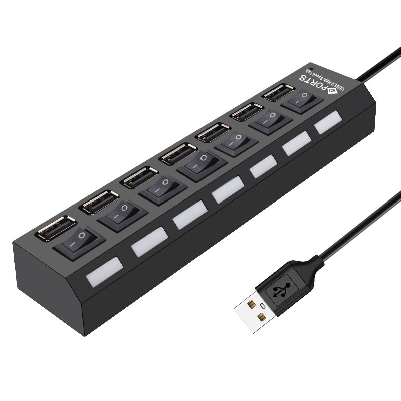 Usb Hub 2.0 Usb 2.0 Hub Multi Usb Splitter Hub Por... – Vicedeal