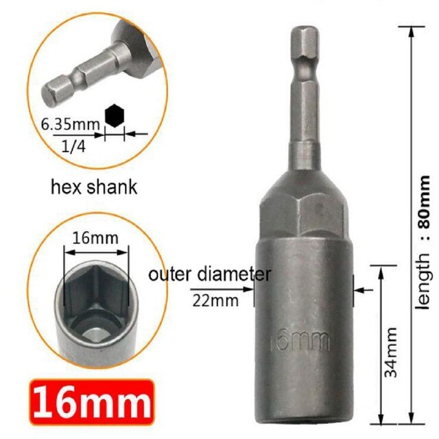 1Pcs Boren 80Mm Lengte 1/4 \ "Hex Drive Magne... – Grandado