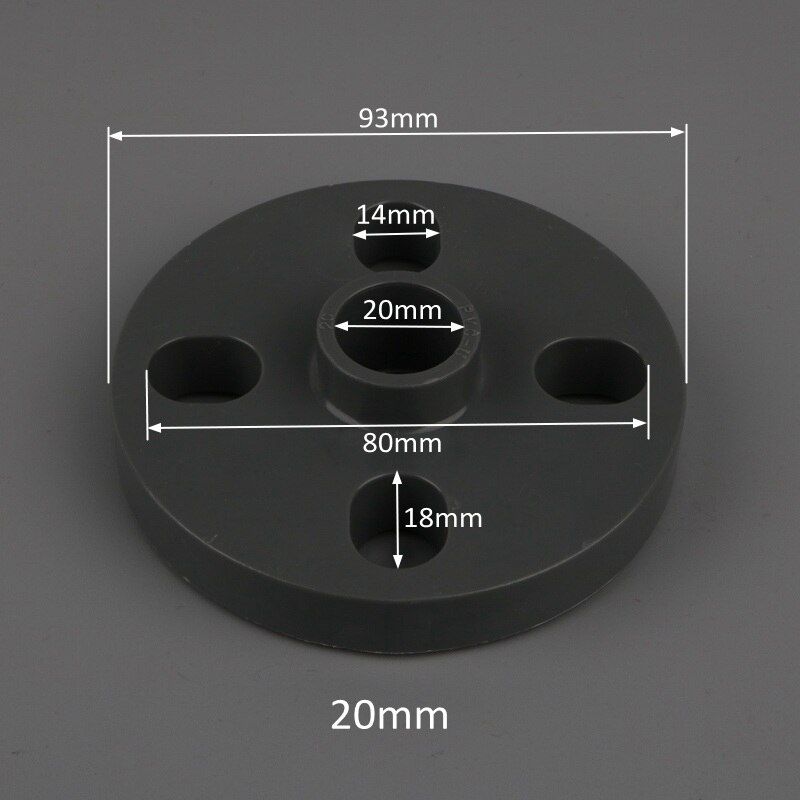 1 st PVC 20mm 25mm flens Socket 1/2 "3/4" buisleid... – Vicedeal