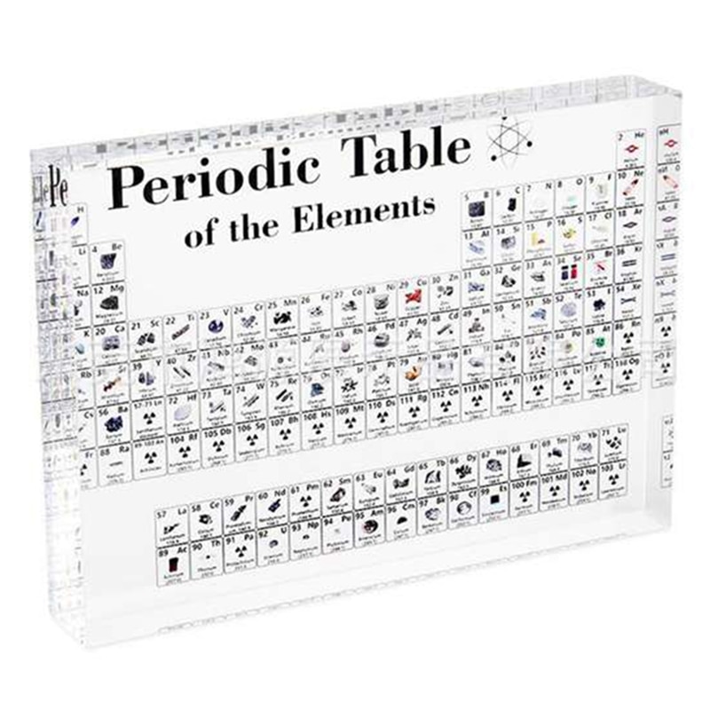 Acrylic Periodic Table Display Kids Teaching Schoo... – Grandado