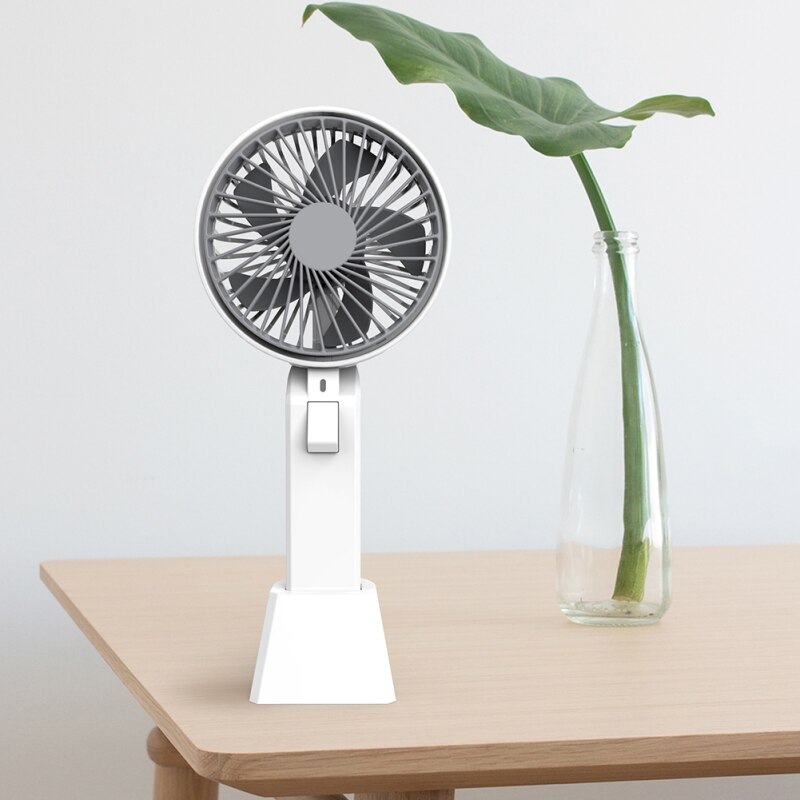 (5 gear) mini fold fans elektrisk bærbart hold små... – Grandado