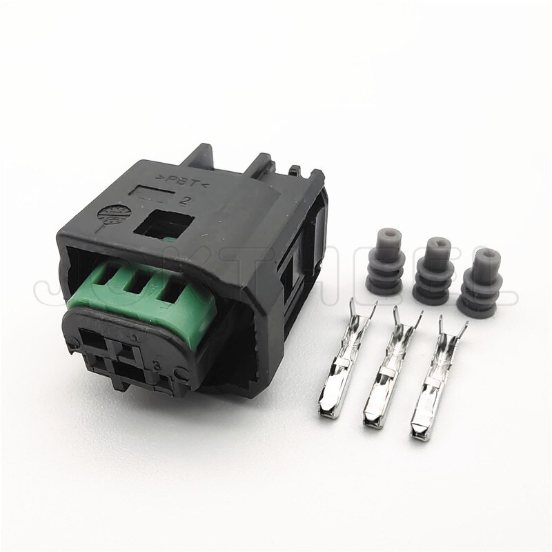 1-20sets Tyco AMP 3 Pin female waterproof black sw... – Grandado