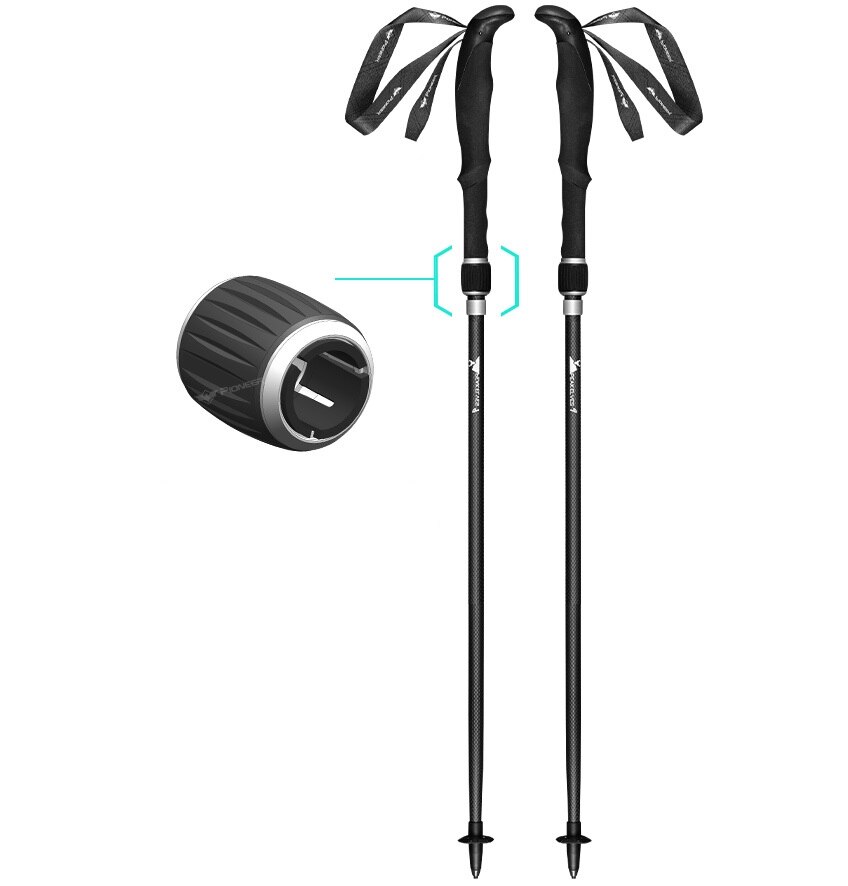 Pioneer Full Carbon Fiber Trekking Poles Ultraligh... – Vicedeal